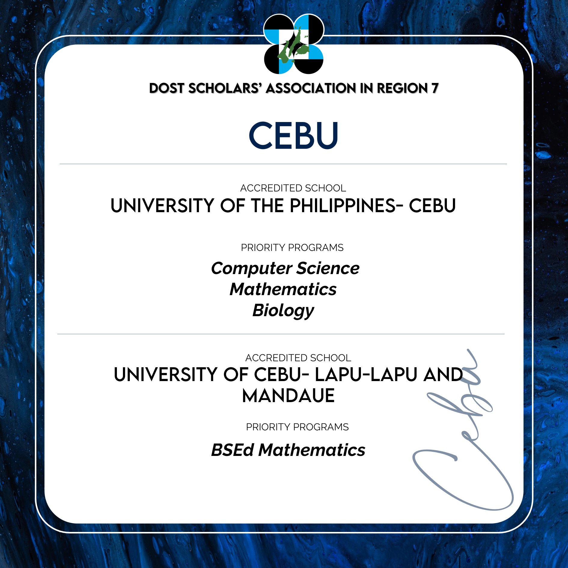 LIST: DOST-7 Scholarship Accredited Schools, Courses for A.Y. 2020-2021
