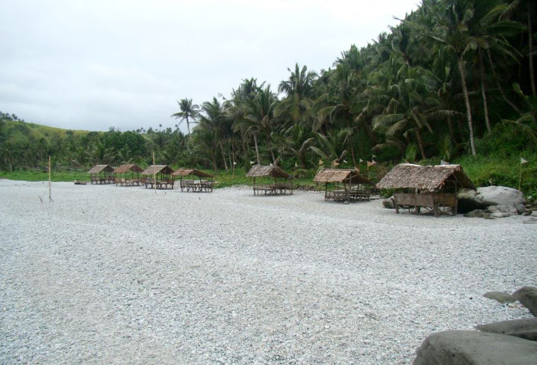 Mabua Pebble Beach in Surigao City: Pebble-lined shoreline, Cabanas ...